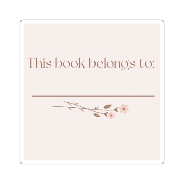 This Belongs to Stickers - Etsy