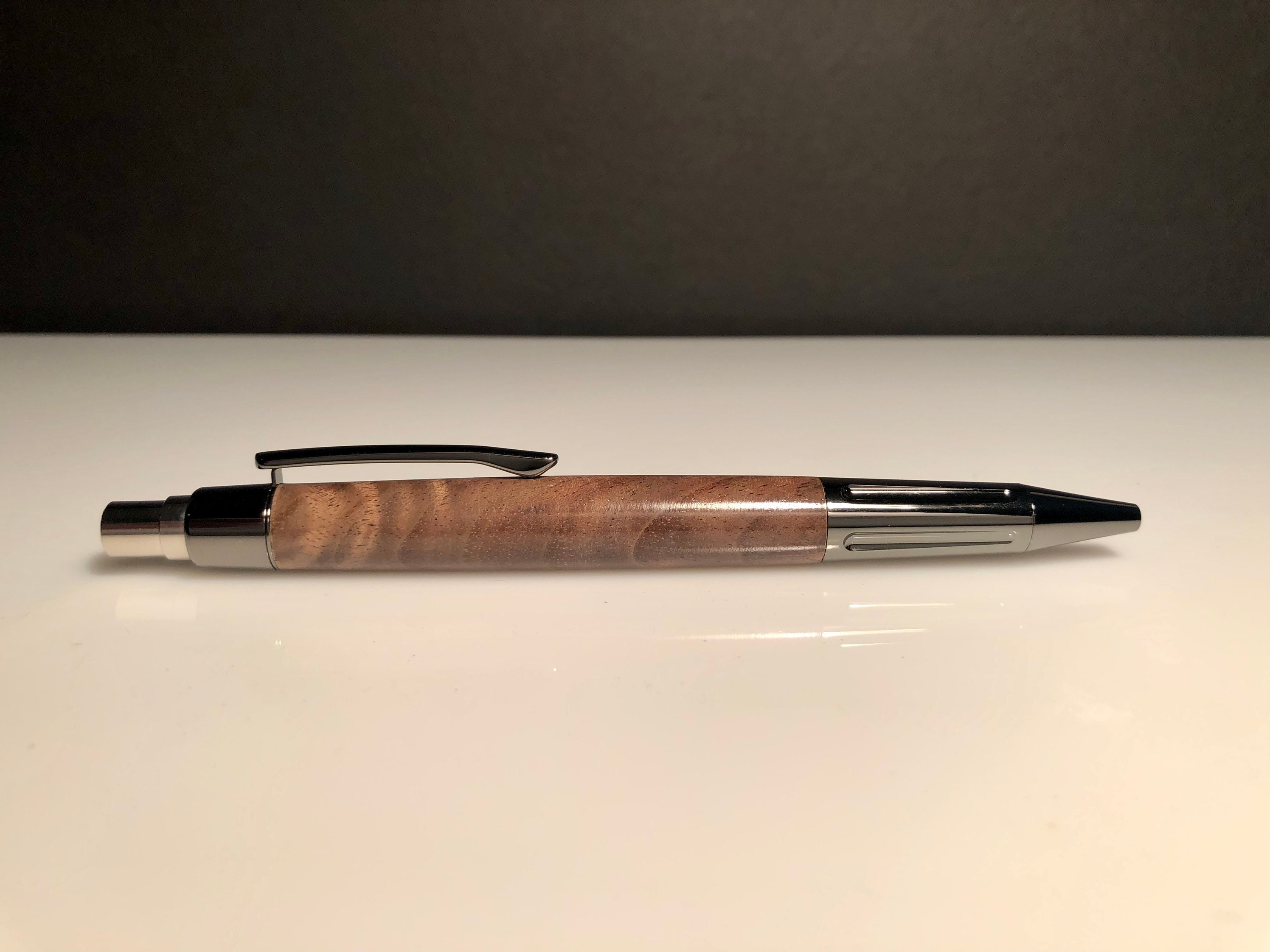 Handcrafted Wooden Ballpoint Click Pen Made With Walnut. - Etsy