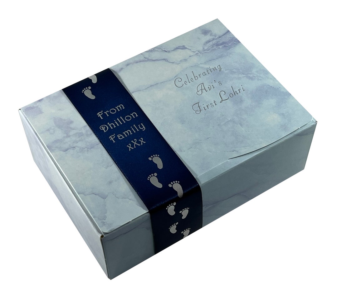 Personalized Marble Design Indian Sweet (mithai) Boxes With Fully ...