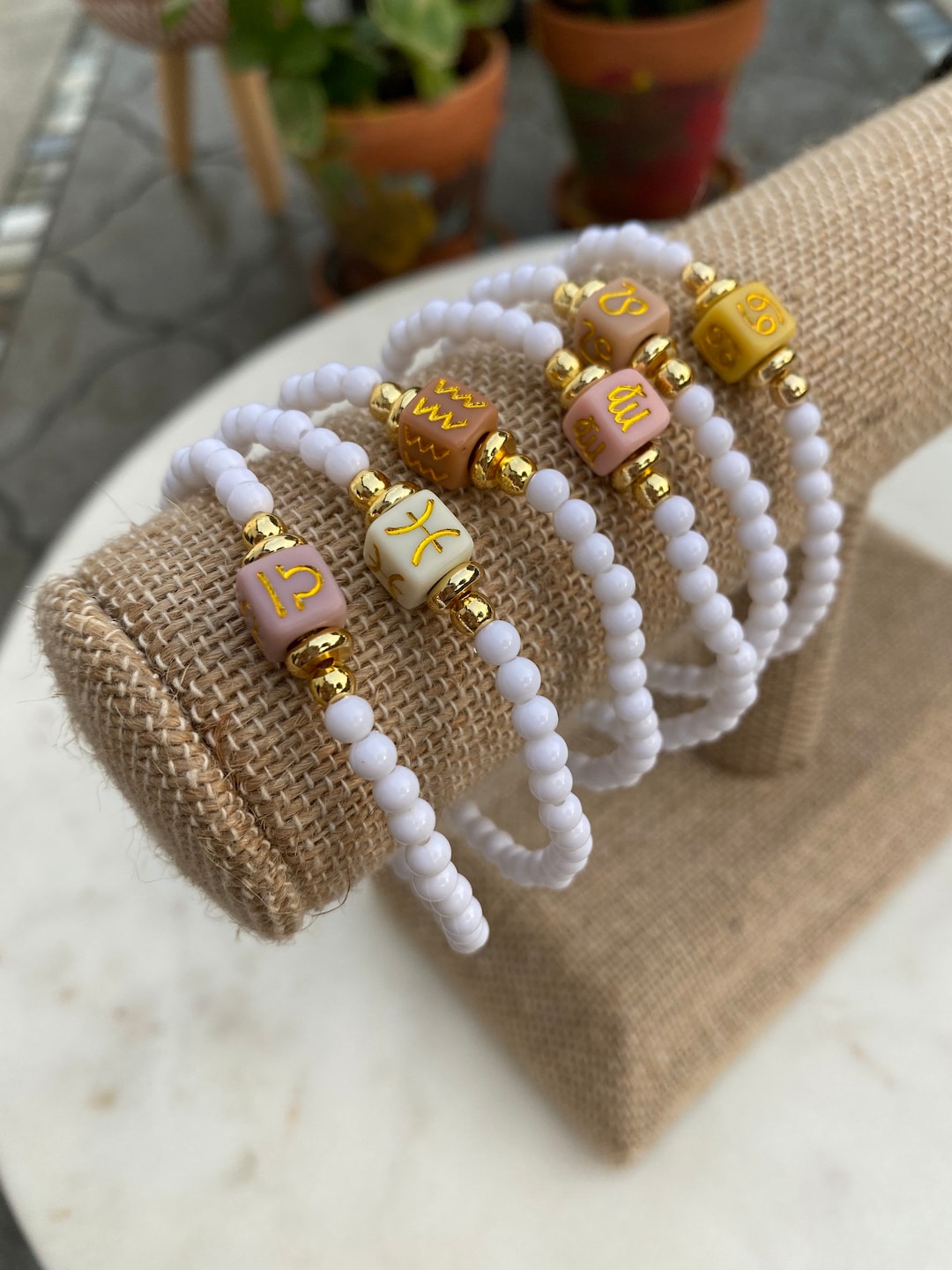 Horoscope Bracelet, Personalize Bracelet, Aries, Gemini, Aquarius ...