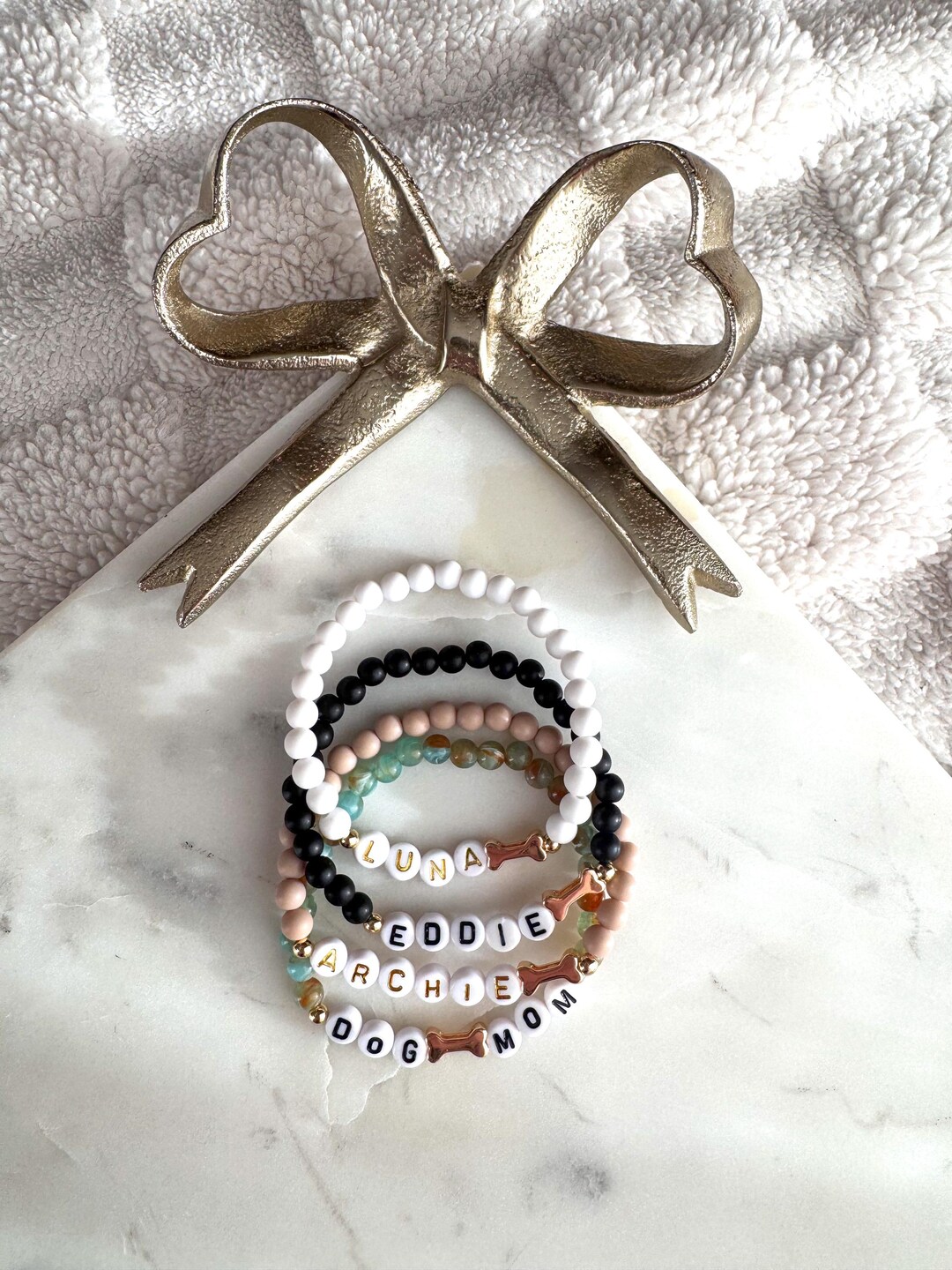 Pet Bracelet, Pet Name Bracelet, Pet Memorial, Pet Jewelry, Dog Mom ...