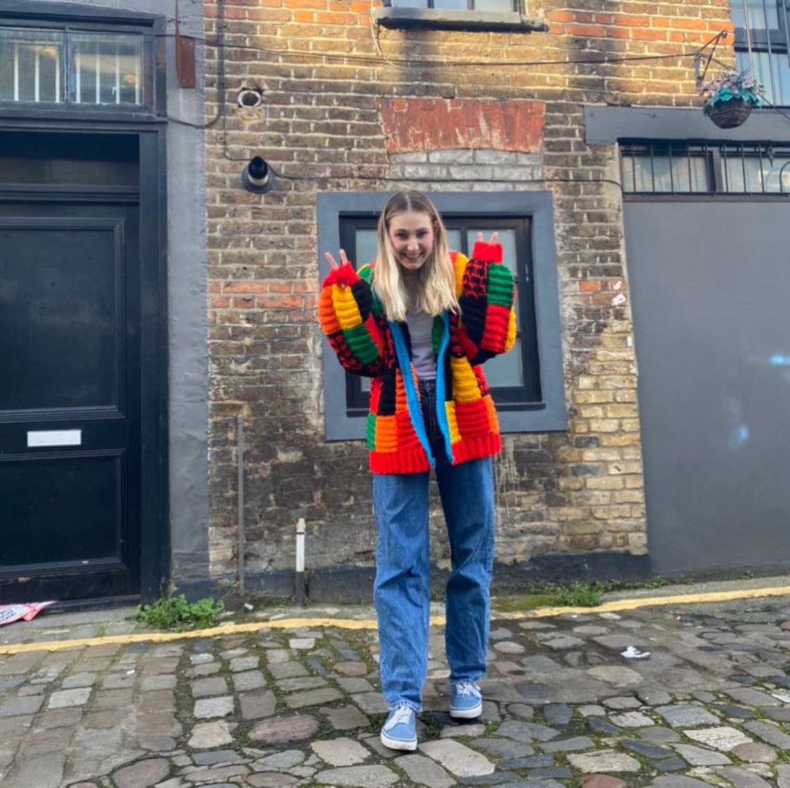 Harry Styles JW Anderson Inspired Crochet Cardigan - Etsy