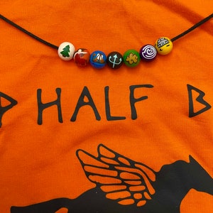Camp Half Blood Percy Jackson Bead Necklace - Etsy