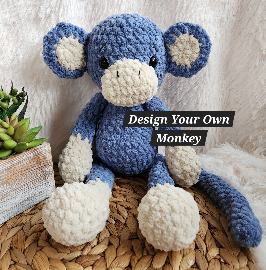 Design Your Own Meeko Monkey / Stuffie /plush /chunky / Crochet ...