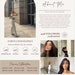 BEST SELLER | 2 Page Media Kit Template | Blogger,podcast,influencer,tiktok,instagram,fashion ...