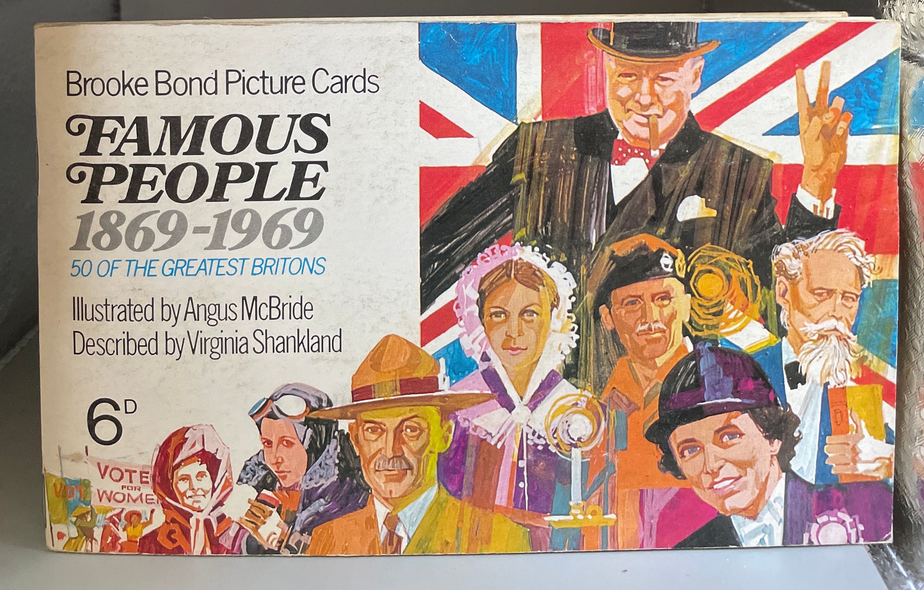 Album for Brooke Bond Tea Picture Cards ,famous People 1869-1969 ...