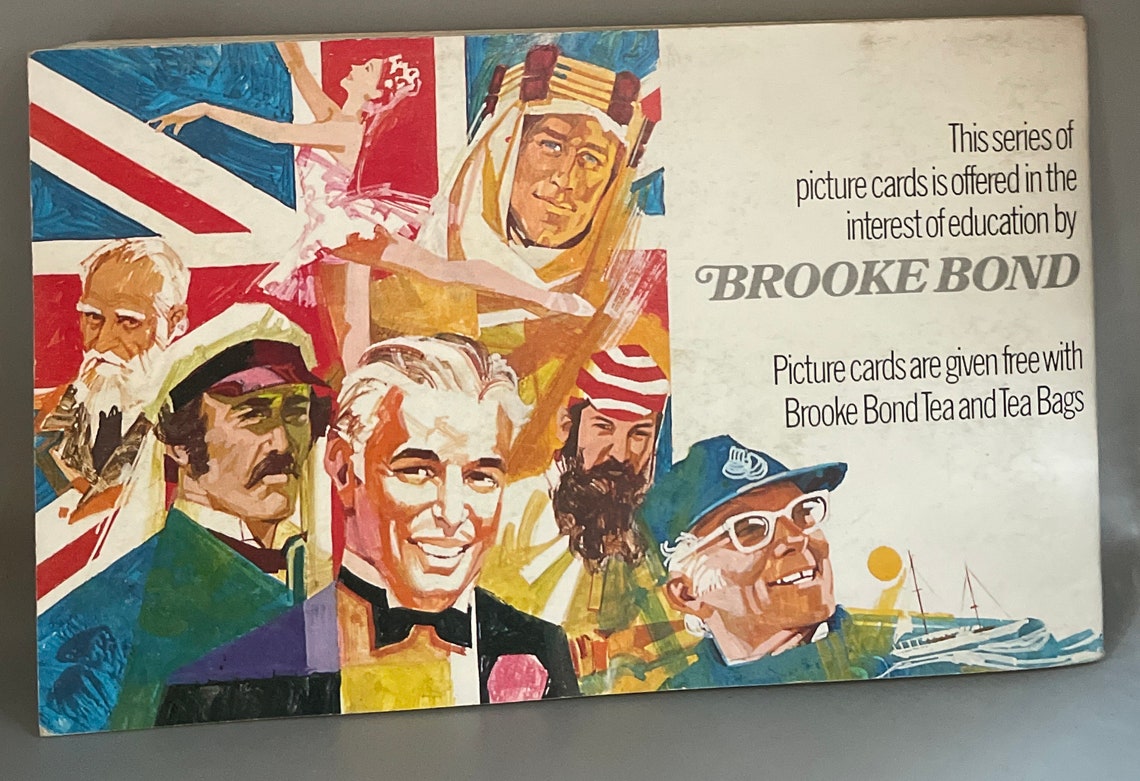 Album for Brooke Bond Tea Picture Cards ,famous People 1869-1969 ...