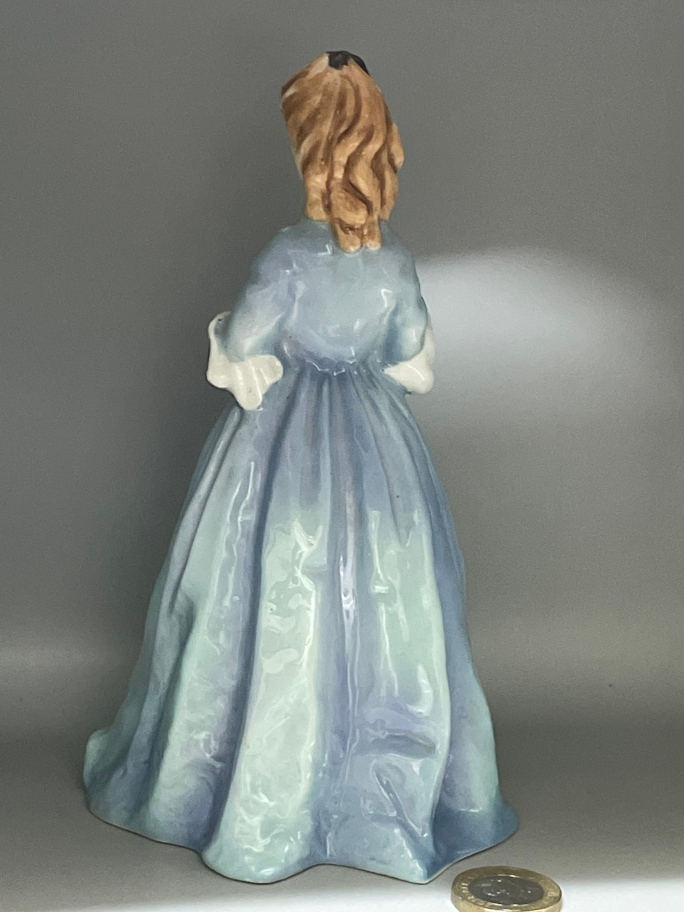 Vintage Royal Worcester Sweet Anne 3630 Porcelain Figurine of Lady in ...