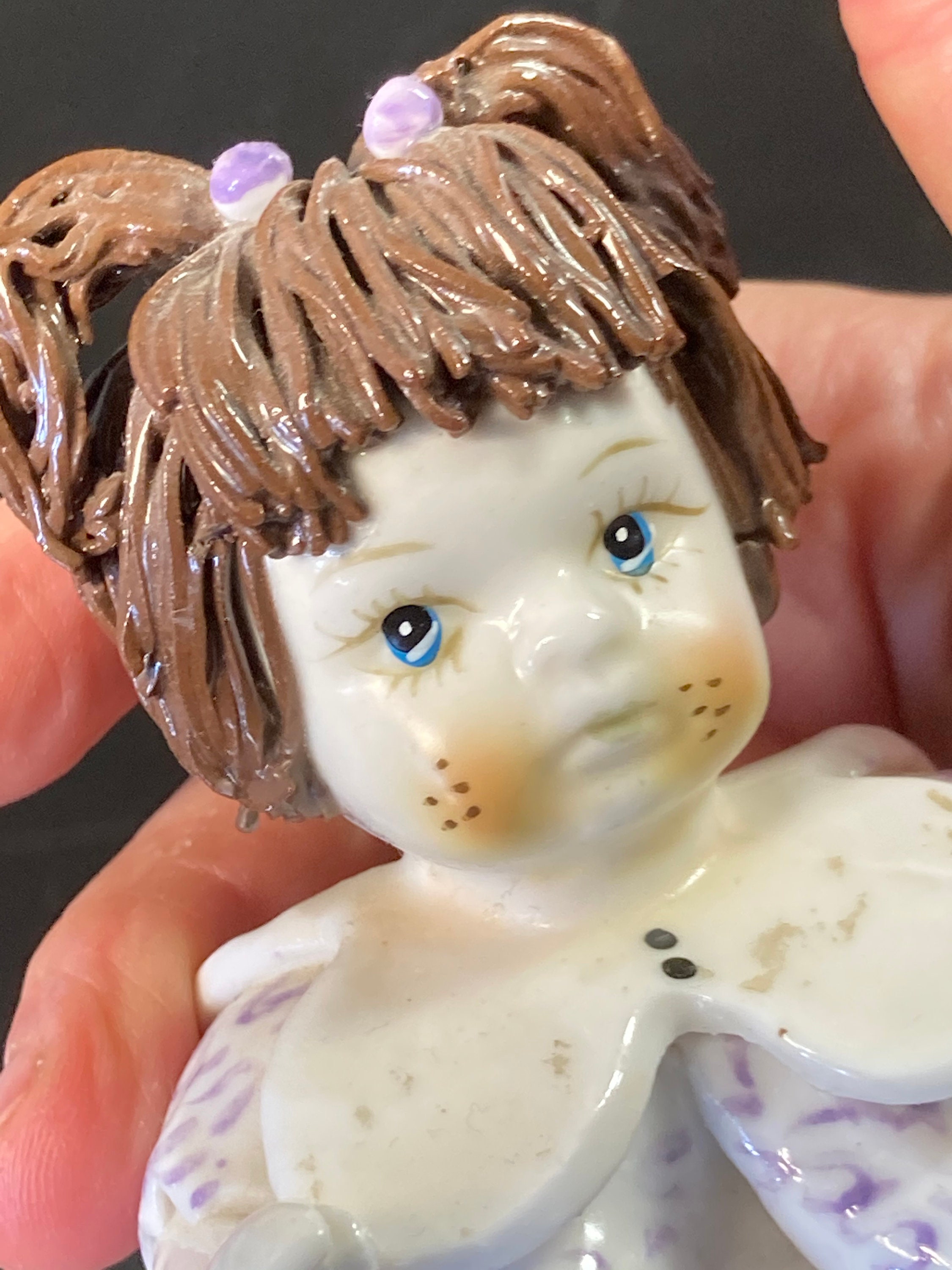Fine Art Ceramics Art & Collectibles vintage small porcelain of seated ...
