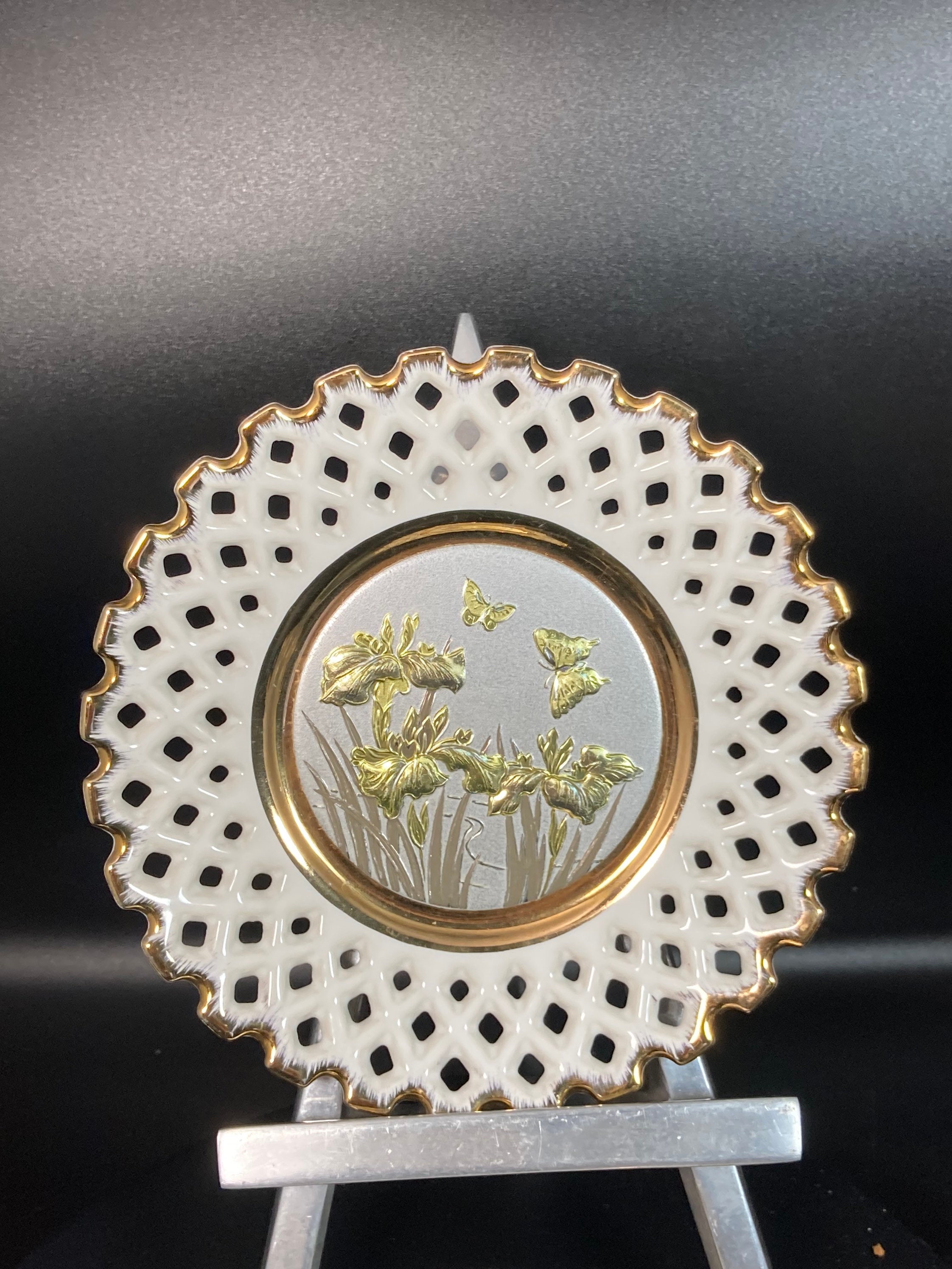 Set of Pair Vintage Miniature Decorative Plates/dishesmarked - Etsy