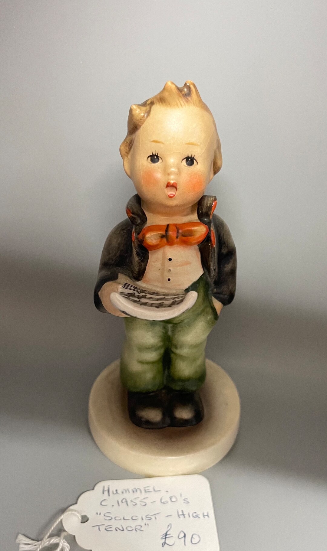 Vintage , Marked Hummel ,w.germany Ceramic Boy Singing - Etsy