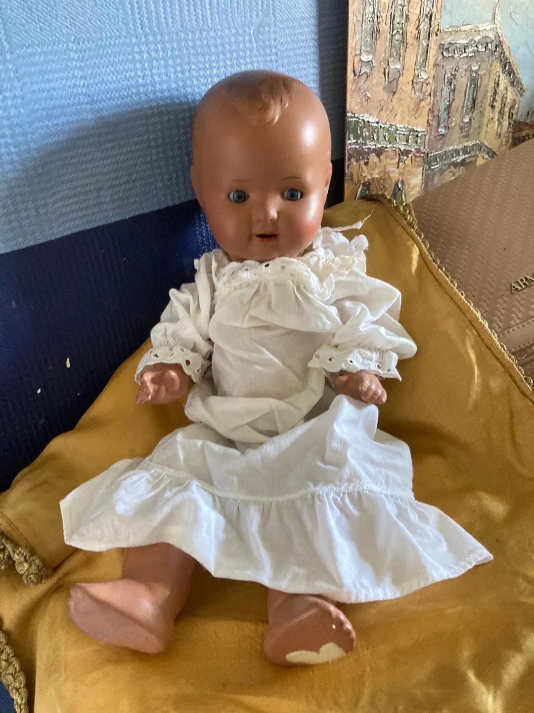 Vintage, About 1930(?) Composite German Baby Doll,marked AS - Etsy