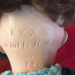 Vintage Antique Doll Marked K&R Simon and Halbig 126 46 - Etsy