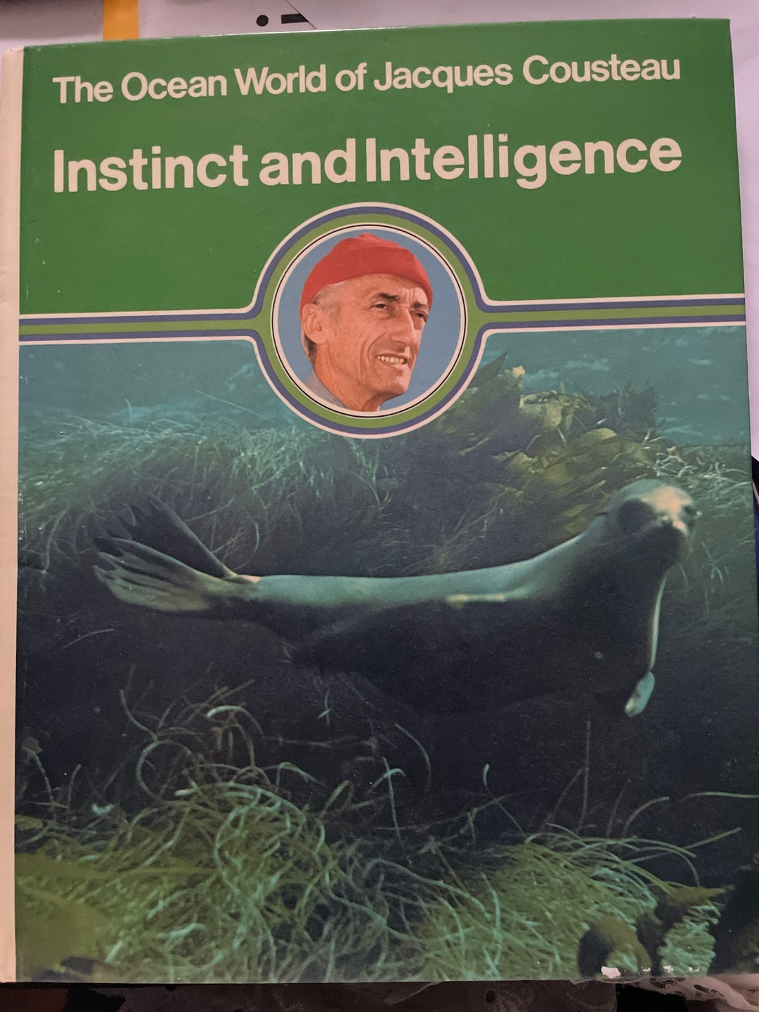 Book , the Ocean World of Jacques Cousteau, Instinct and Intelligence ...