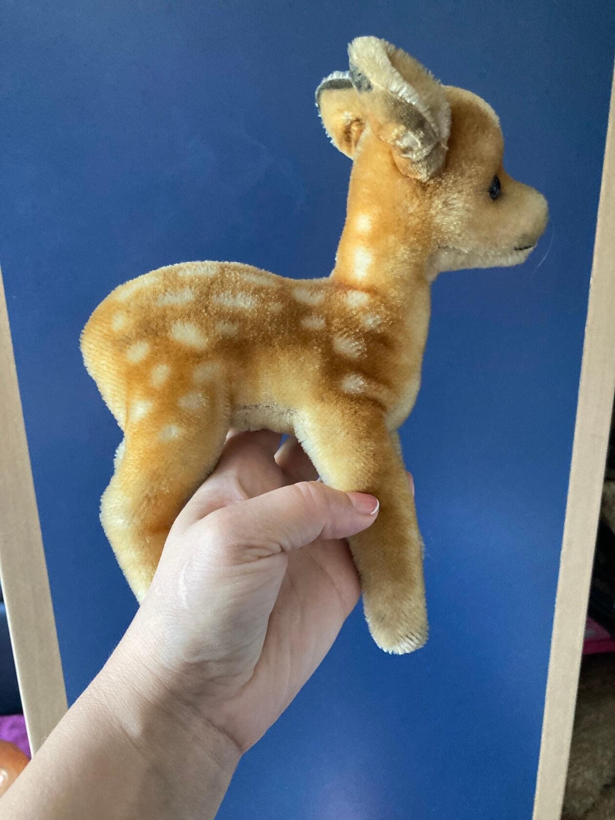 Small Soft Toy Fawn Unmarked in the Style of Steiff Circa - Etsy