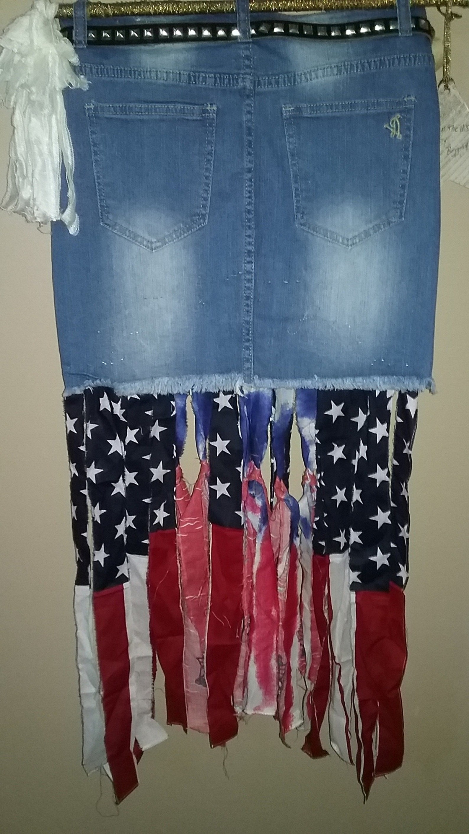 American Rag Flag born in the Usa Springsteen Edgy Chic Shabby Chic ...