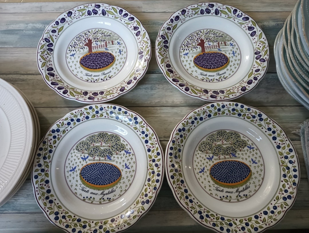 Gian France Marie-pierre Boitard Tarte Plates Set of 4 - Etsy