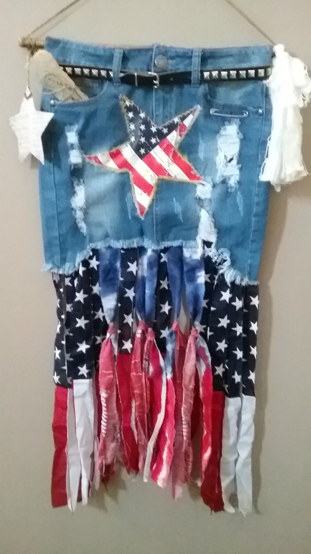American Rag Flag born in the Usa Springsteen Edgy Chic Shabby Chic ...