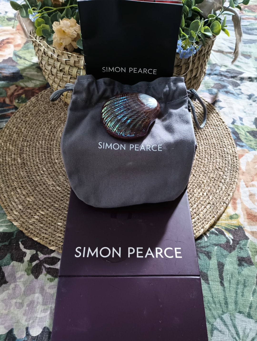 Simon & Pearce Seashell Shell Paperweight Robert Held Art Glass - Etsy