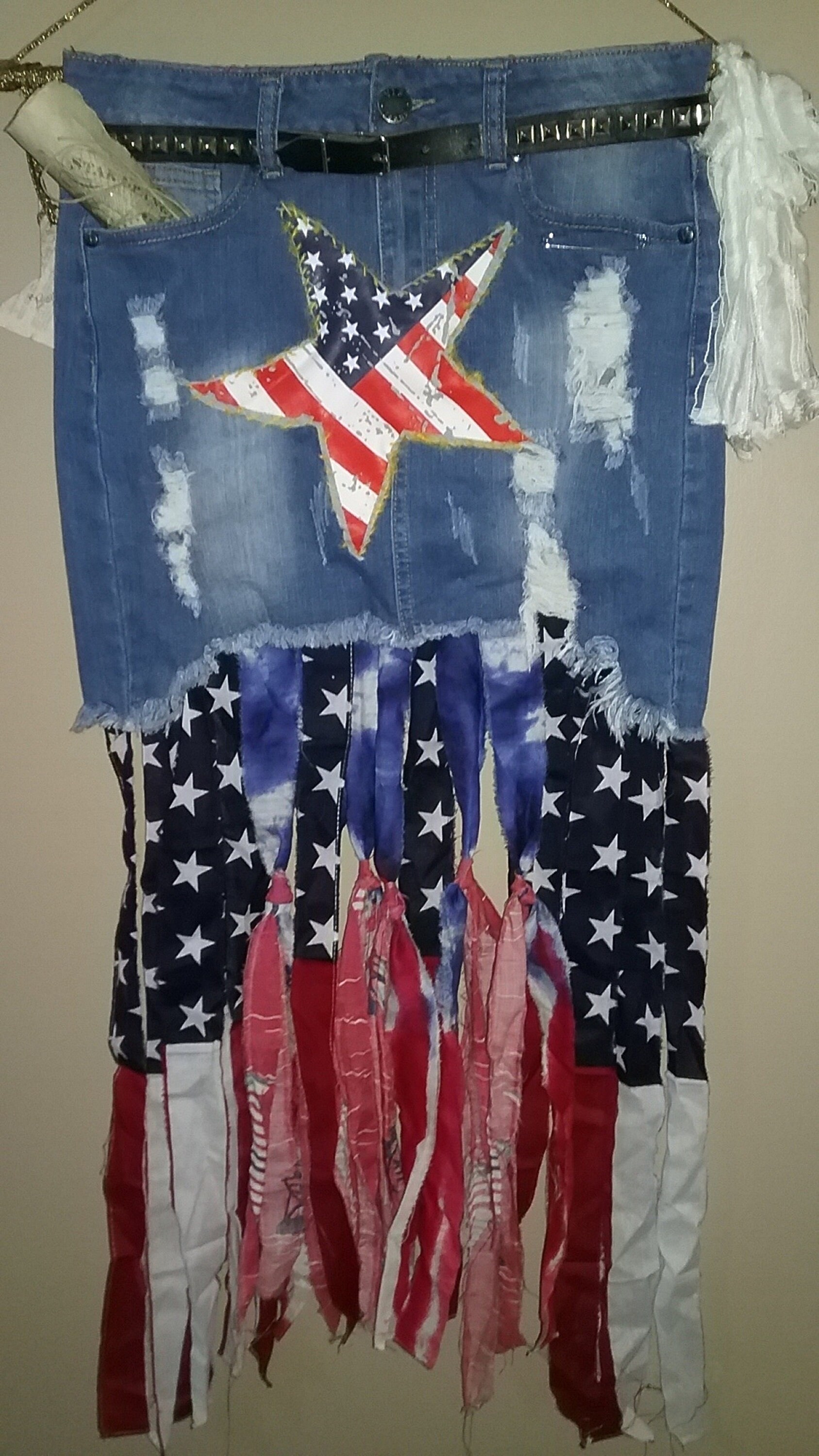 American Rag Flag born in the Usa Springsteen Edgy Chic Shabby Chic ...