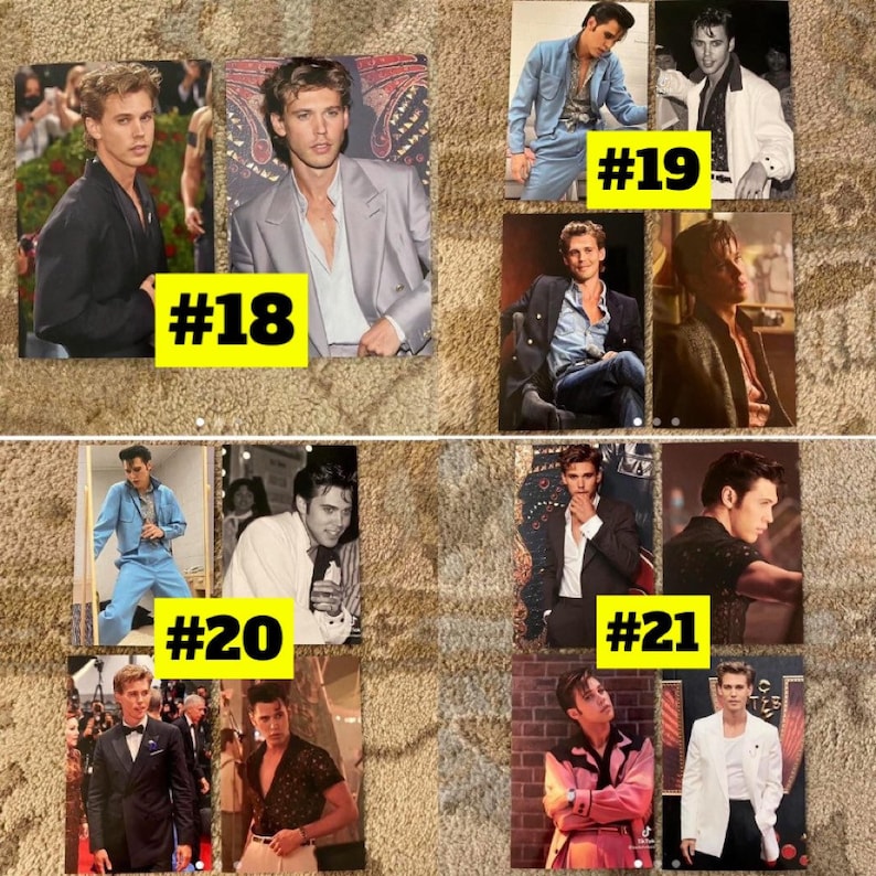 Male Celebrity Mini Posters / Prints - Etsy