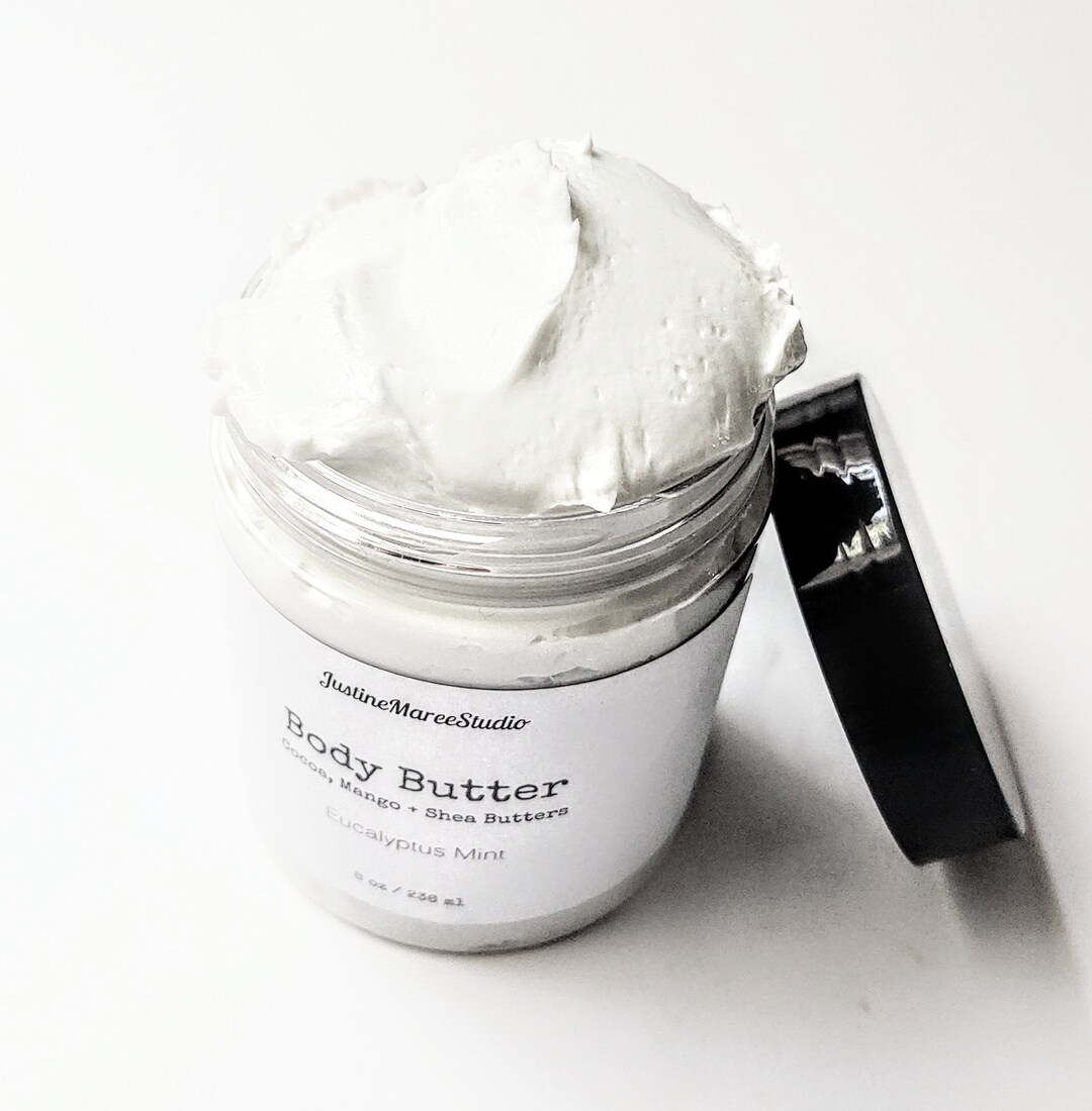 BODY BUTTER - Whipped Triple Butter - Shea + Cocoa + Mango Butters ...