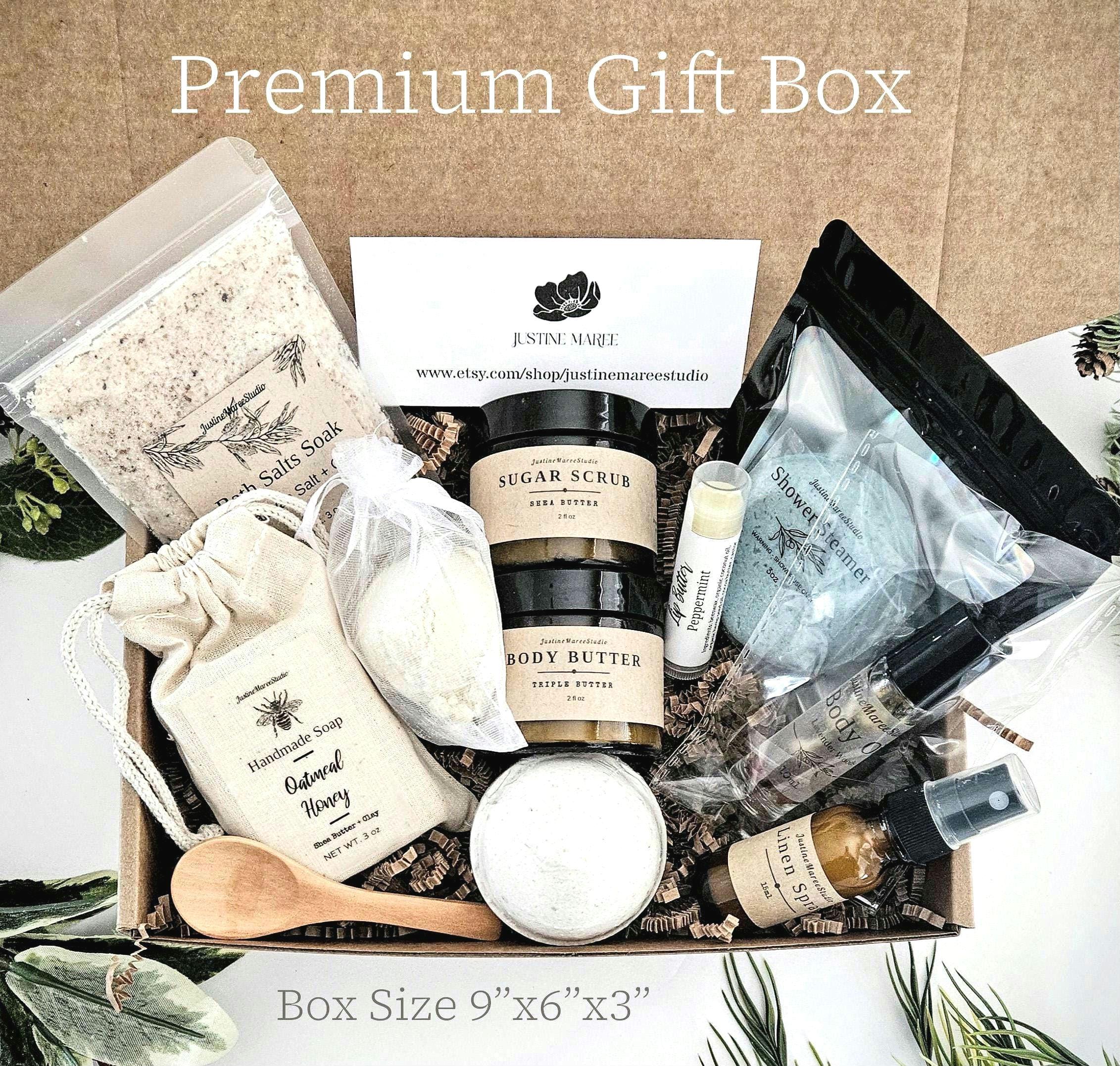 Natural Shower Spa Gift Box | Handcrafted Body Care | Pamper Self Care ...