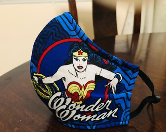 Wonder Women Face Mask - Etsy