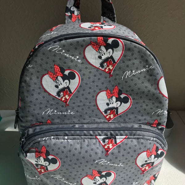 Minnie Mouse Backpack - Etsy