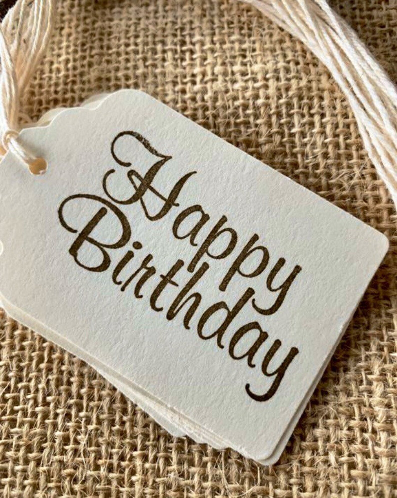 Etiquetas de feliz cumpleaños Vintage Hang Tags 8 tag - Etsy México