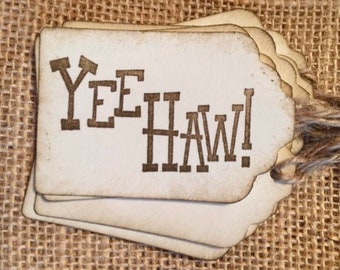 Cowboy Boot Handmade Vintage Hang Tags 8 Tag Old | Etsy