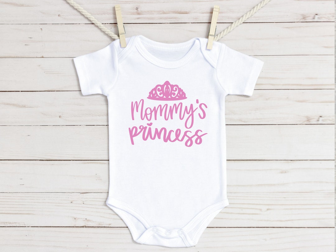 Mommy's Princess Baby Onesie®, Mom Baby Onesie®, Mama's Girl Baby ...