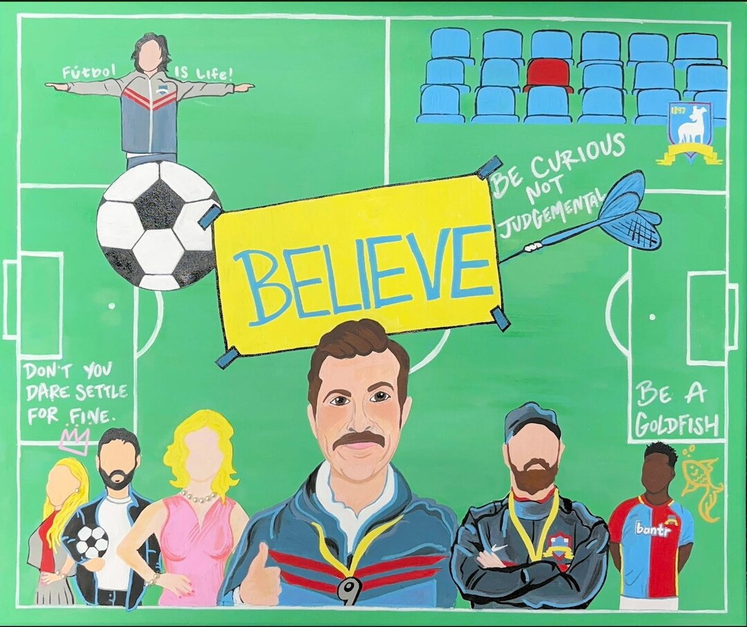 Ted Lasso Prints - Etsy