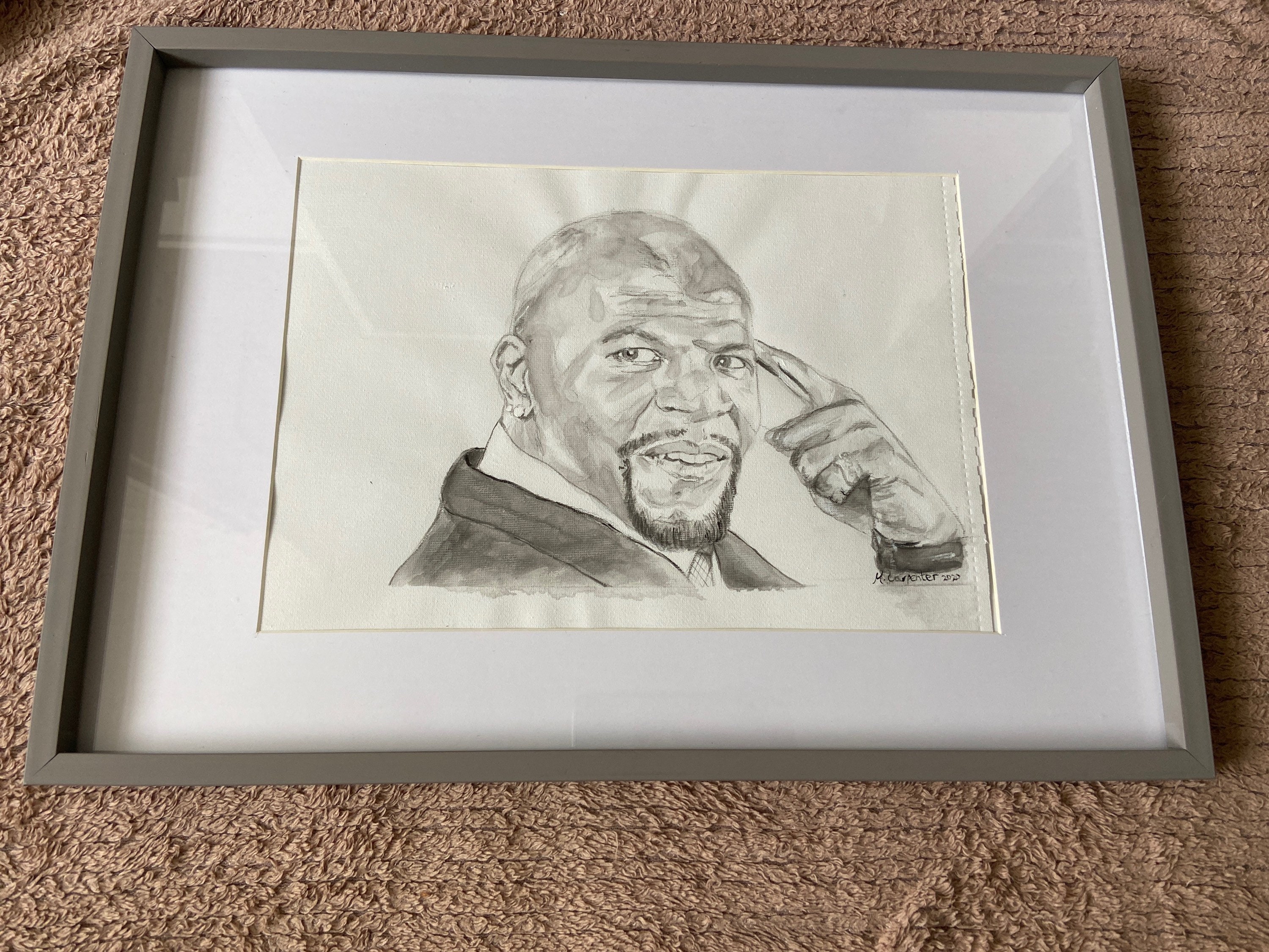 Terry Crews White Chicks Painting