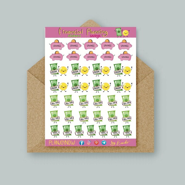 Money Planner Stickers - Etsy