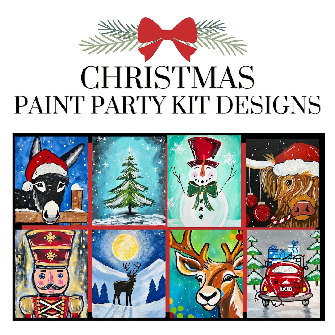 Canvas Kit: Host a DIY Paint Party at Home, Sip, and Paint! This Kit ...
