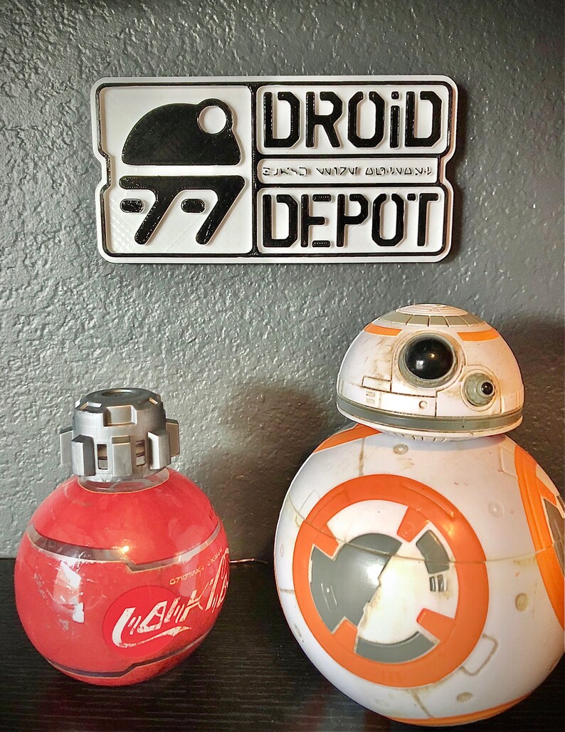 Disney’s Droid Depot Inspired Sign | Black Spire Outpost | Star Wars - Etsy