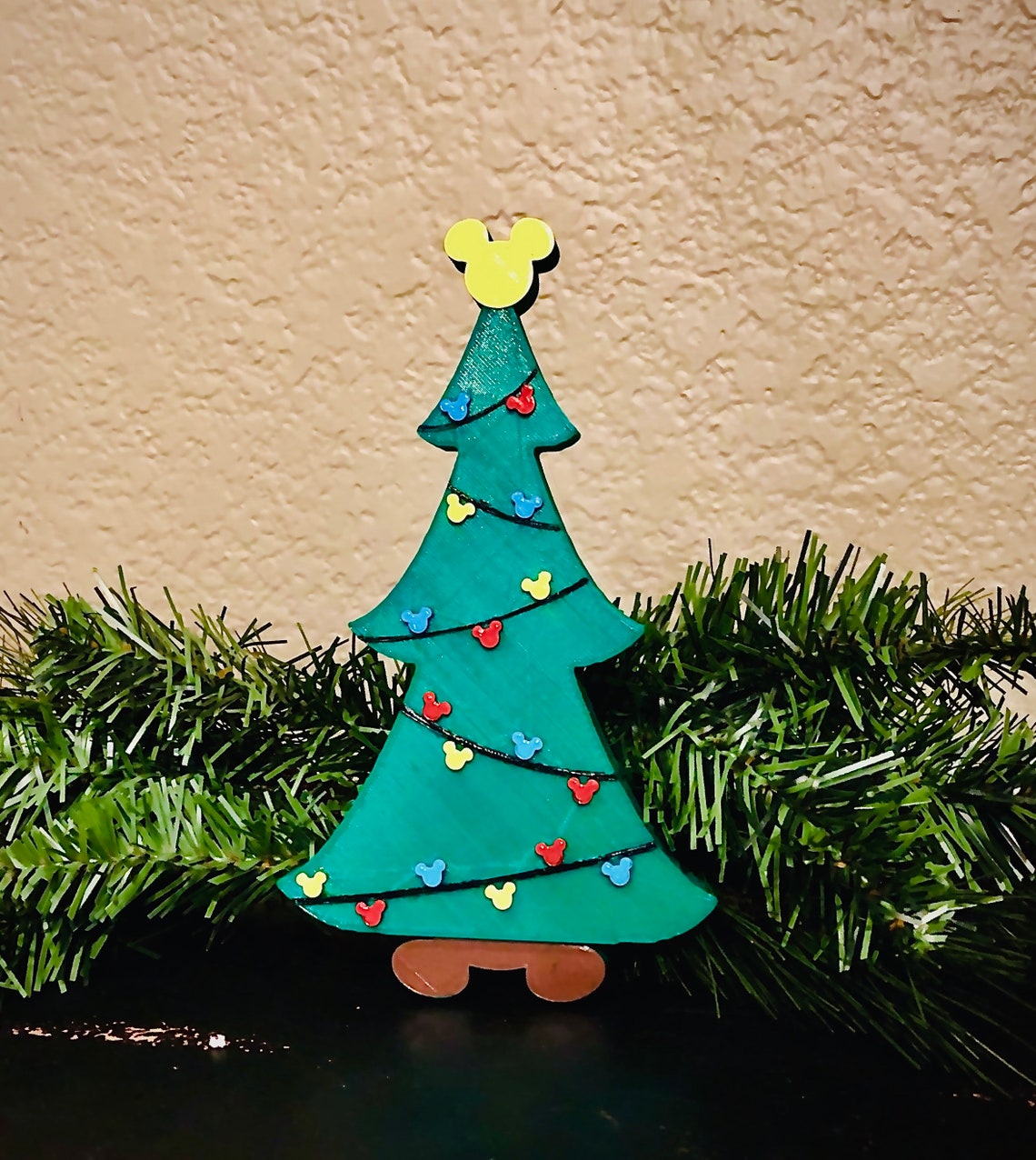 Mickey Christmas Tree Decoration | Disney Inspired Holiday Decor ...