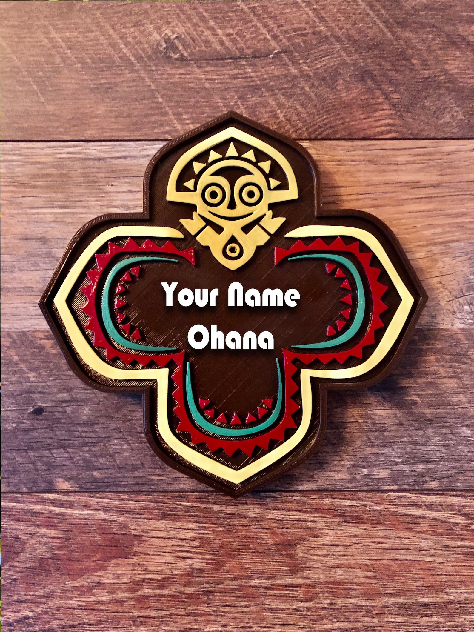 Personalized Disney Polynesian Inspired Ohana Family Last Name | Etsy