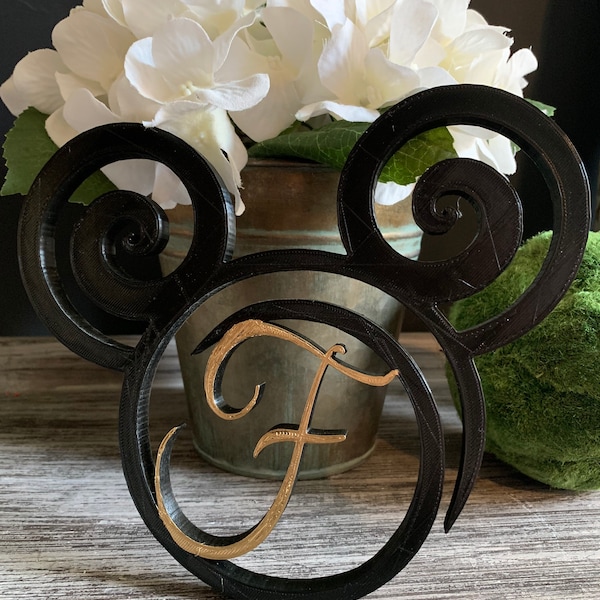 Mickey Monogram - Etsy