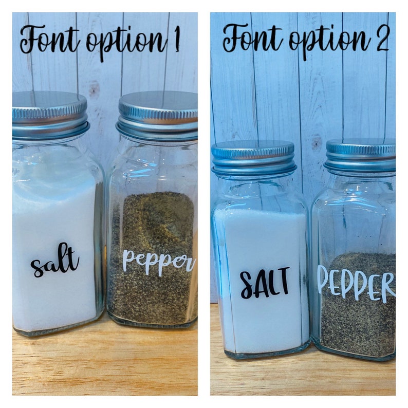 Salt and Pepper Shakers, Kitchen Decor, Custom Salt and Pepper Shakers ...