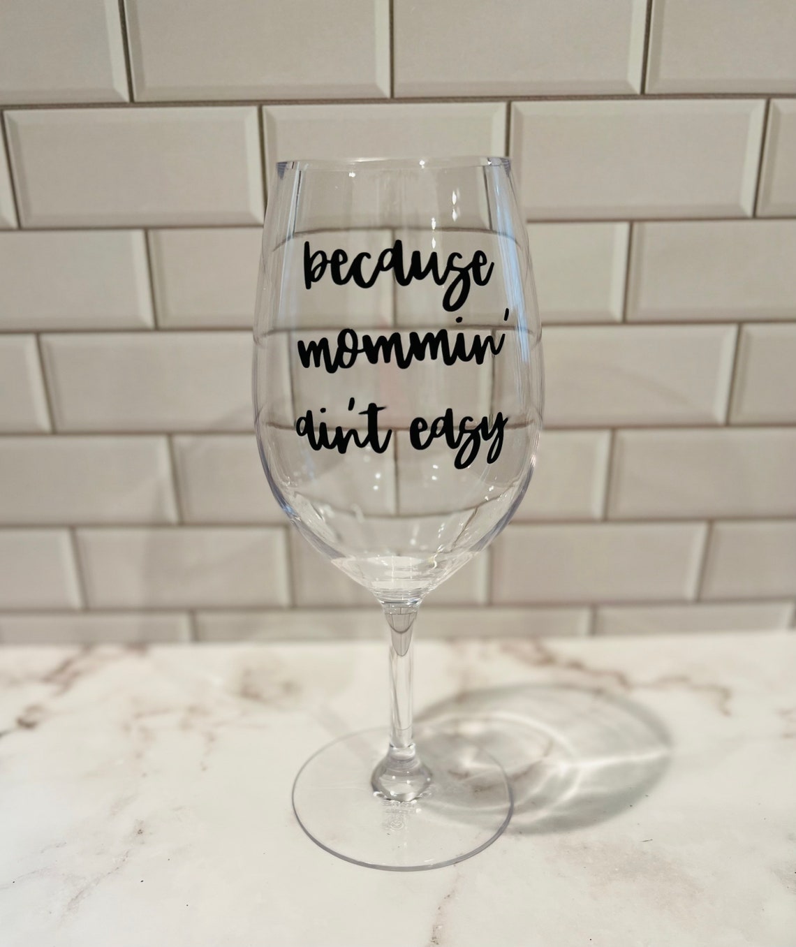 Custom Acrylic Wine Glasses Plastic Wine Glasses - Etsy