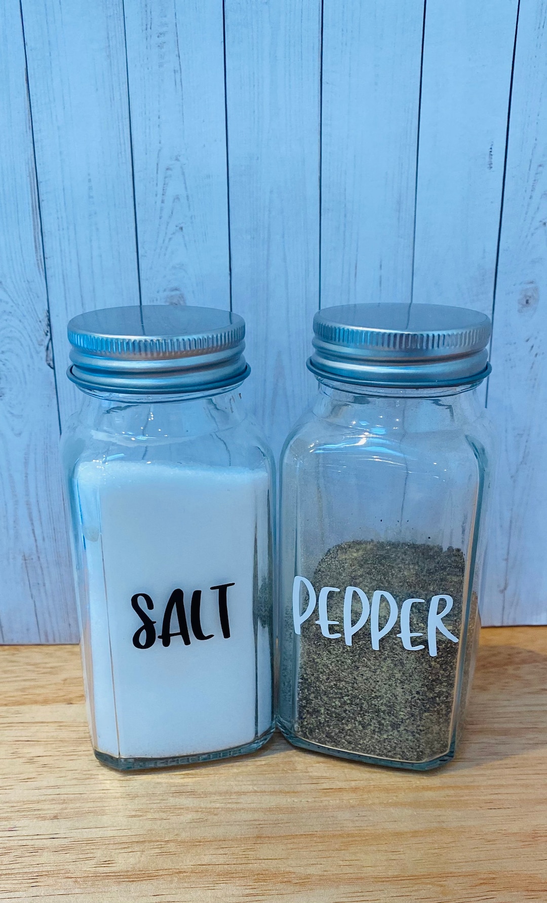 Salt and Pepper Shakers, Kitchen Decor, Custom Salt and Pepper Shakers ...