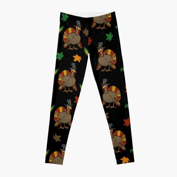 Thanksgiving Leggings - Etsy