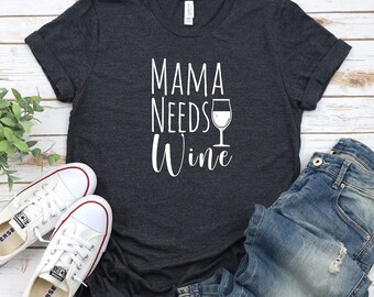 Wine Mom Shirt - Etsy