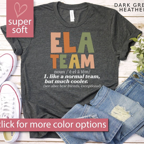 Ela Teacher Shirt - Etsy