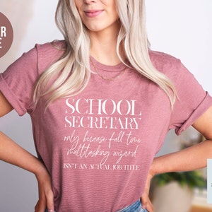 Secretary Gifts School Secretary is Not an Actual Job - Etsy