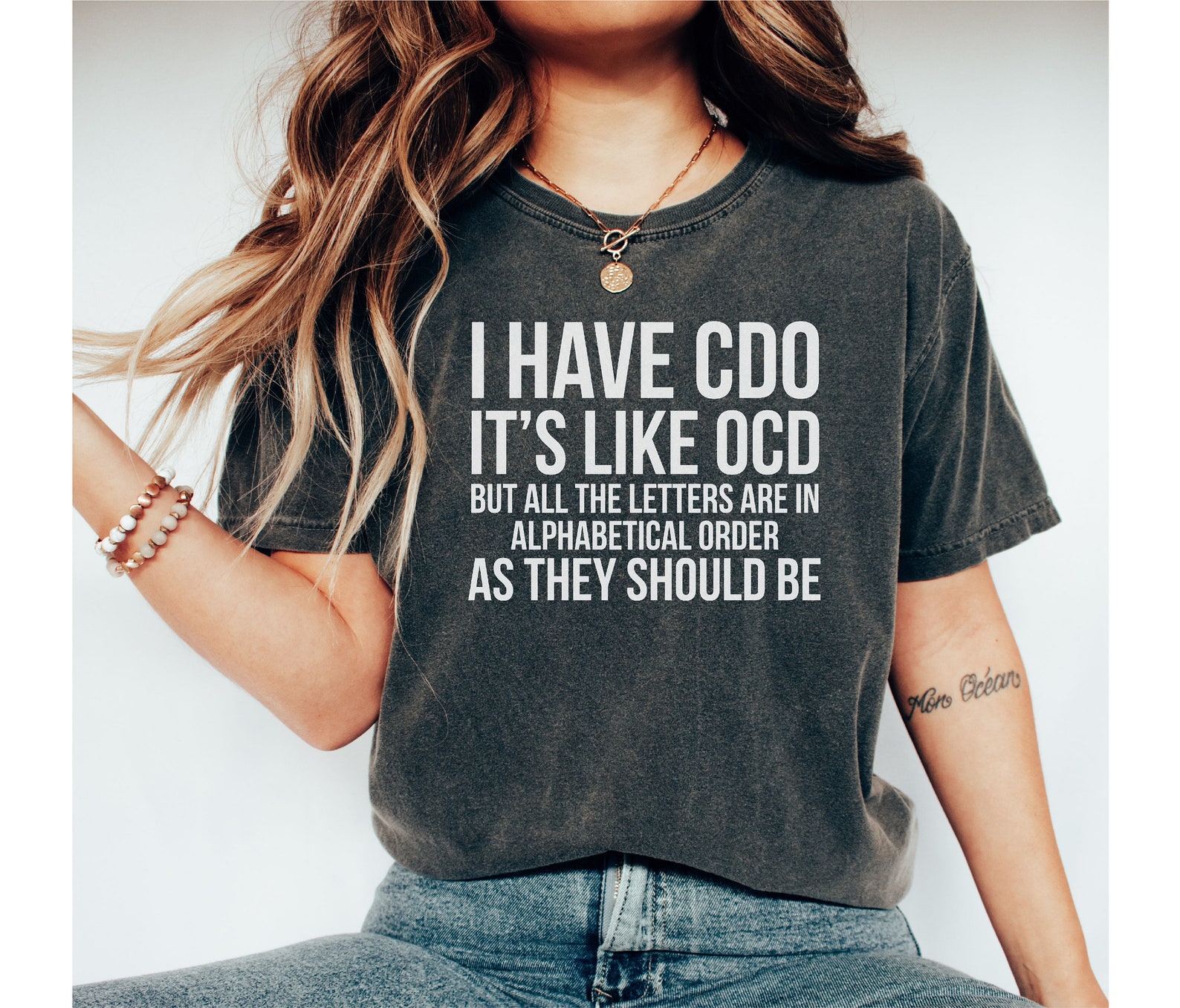 I Have CDO It's Like OCD but All the Letters Are in - Etsy
