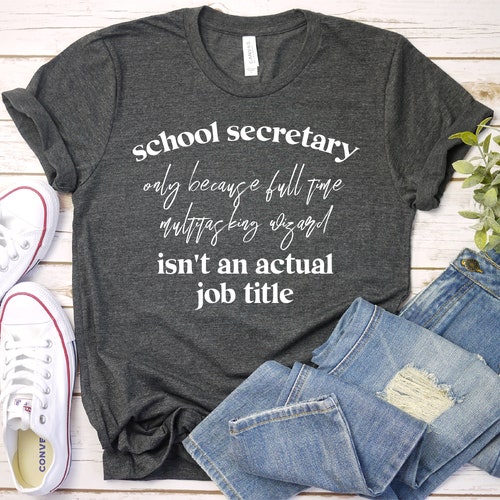 Secretary Gifts School Secretary is Not an Actual Job - Etsy