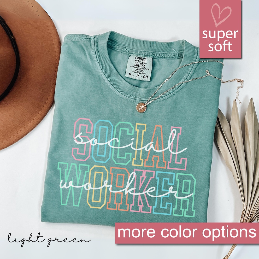 Comfort Colors® Social Worker Gifts, Social Worker Shirt, Gift for ...